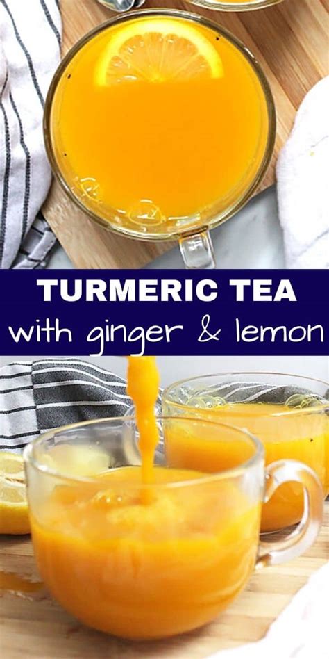 Ginger Turmeric Lemon Tea Slow The Cook Down