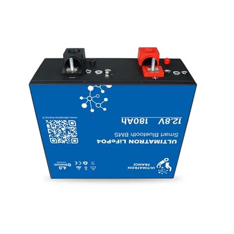 Ultimatron Batterie Lithium Sous Siège de 12 8V 180Ah LiFePO4 Smart BMS
