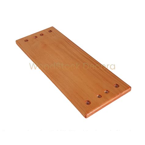 Madeira p Balanço Suspenso Envernizada 50x19 3cm c Furação