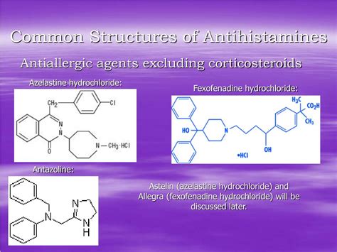 Ppt Seasonal Allergies Antihistamines And The Future Powerpoint