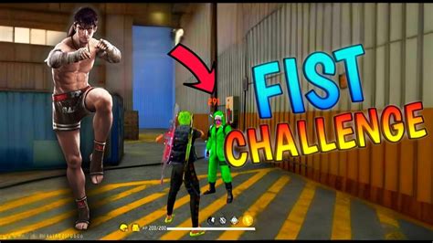 FIST CHALLENGE IN LONE WOLF FREE FIRE YouTube