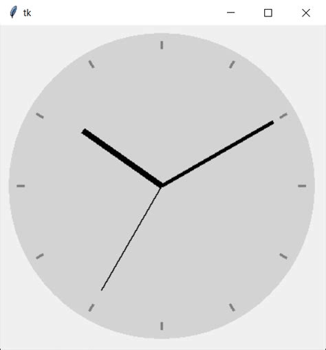 Pythonスクリプトtkinterでアナログ時計を作ろう② ITよろず雑記帳