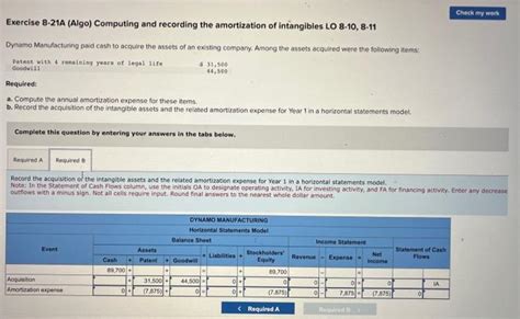 solved exercise 8 21a algo computing and recording the