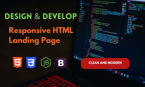 Design Or Clone Responsive Landing Page Html Css And Bootstrap By