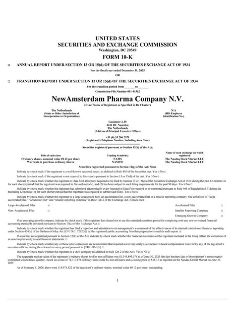 Nams Q4 2025 Earnings Report On 2182026
