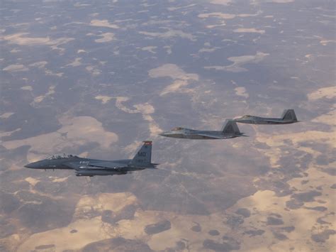 alaska based f 22s deploy to centcom amid iran threat air and space