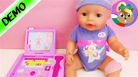 Бейби Борн Детски Лекар Игра на доктор Бейби Борн има наранено коляно доктор за кукли