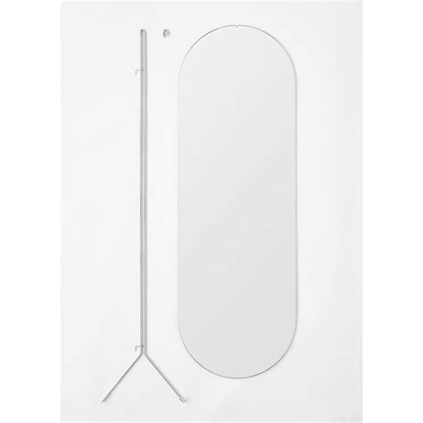 MOEBE Tall Wall Mirror Ø133 Brass