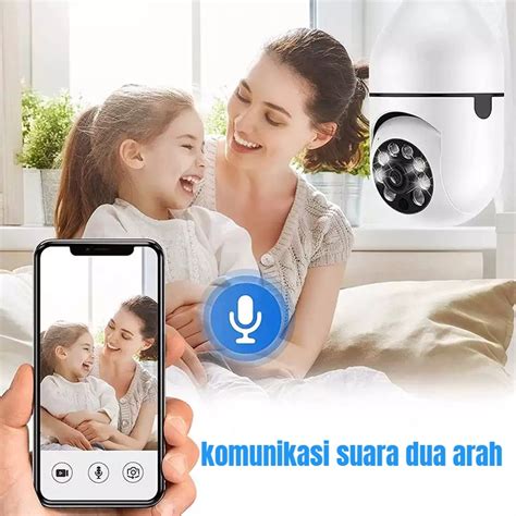 Jual Kamera Cctv Wifi Pintar Kamera Keamanan Berbentuk Bola Lampu