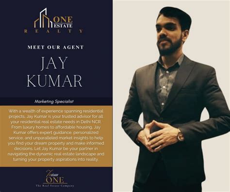 With A Wealth Of Experience Spanning Residential Projects Jay Kumar Is