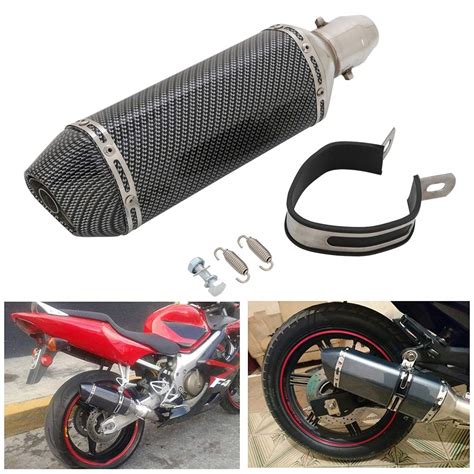 Buy Universal 1 5 2 Inlet Slip On Exhaust Muffler With Removable DB