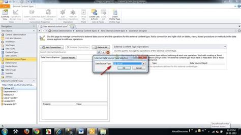 Creating Business Data Connectivity Service And External Content Type