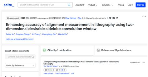 enhancing accuracy of alignment measurement in lithography using two