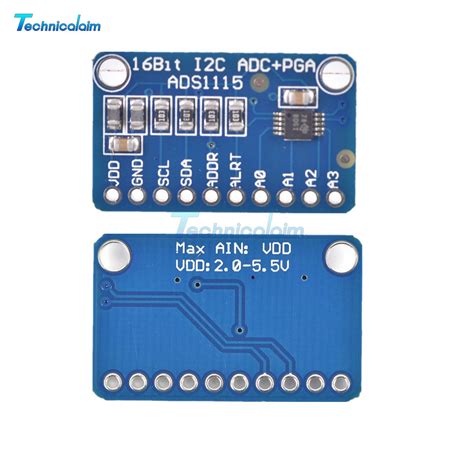 Ads Bit I C Channel Adc Module With Pro Rpi Gain Amplifier For