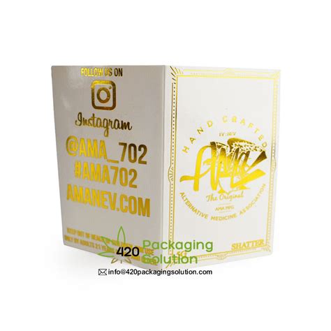 Custom Glod Foil Hot Stamping Window Envelope Packaging