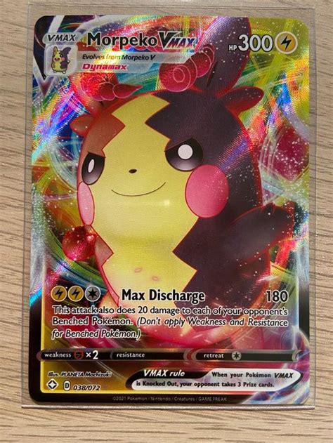Shinig Fates Morpeko Full Art Vmax En Neu Gemäss Beschreibung In