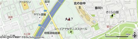 神奈川県綾瀬市大上7丁目の地図 住所一覧検索｜地図マピオン