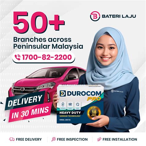 24 Hours Car Battery Delivery Service In Kl And Selangor Malaysia