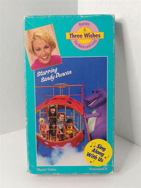 Barney And The Backyard Gang Three Wishes Starring Sandy Duncan Vhs