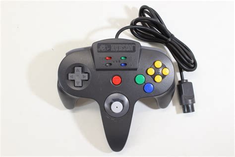 Hudson Turbo Joycard Nintendo 64 Controller Black Loose Stick N64 B