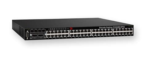 new brocade fastiron fcx648s 48x 1gbe managed layer 3 ethernet switch w rps 13e sonoma lab