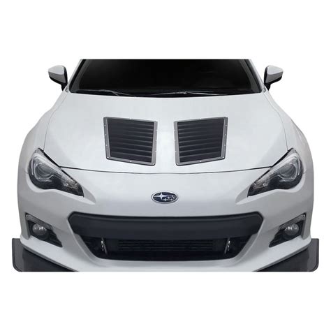 Duraflex® 116560 Gt1 Style Fiberglass Hood Vents Unpainted