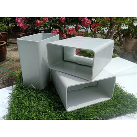 Hydroponic Pipe Socket Rectangle Socket Penyambung Paip Hidroponik Pvc Saiz 2x4 Shopee