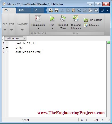 Calculating Trigonometric Functions In Matlab The Engineering Projects