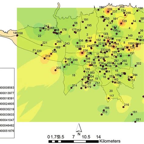 Ir Zoning Map With Idw Method Download Scientific Diagram