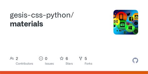 Materials Control Flow Ipynb At Main Gesis Css Python Materials
