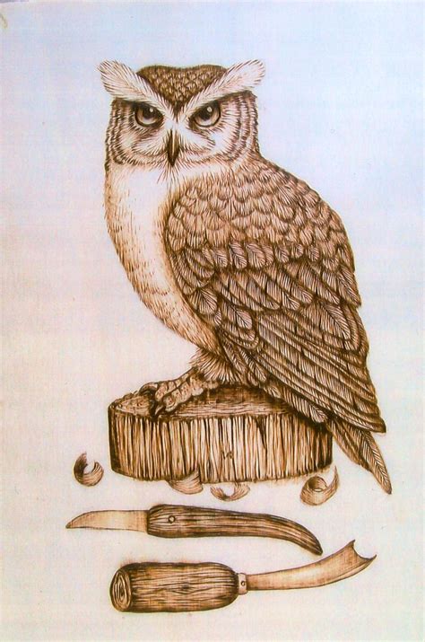 Carvers Owl Pattern Other Files Arts And Crafts