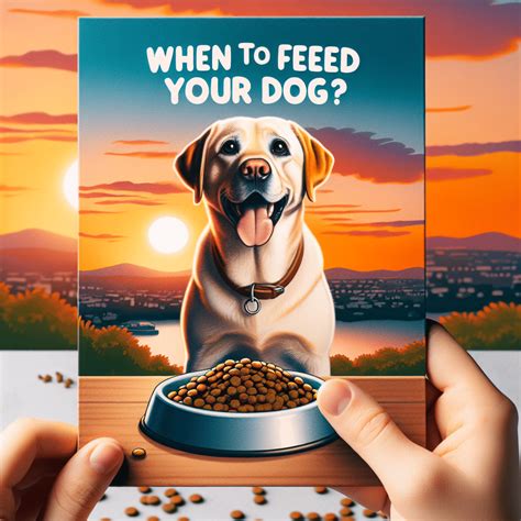 Programa De Alimentación Canina Descubre El Mejor Horario Para Comer