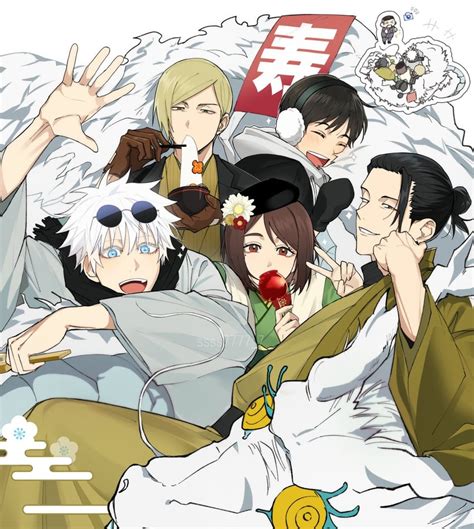 Gojou Satoru Nanami Kento Getou Suguru Ieiri Shoko Haibara Yu And