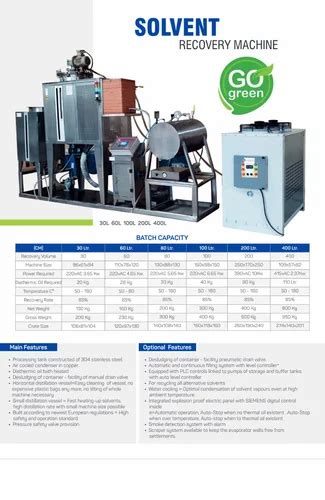 Solvent Recovery Distiller Unit Capacity 100 L At ₹ 480000 Piece In