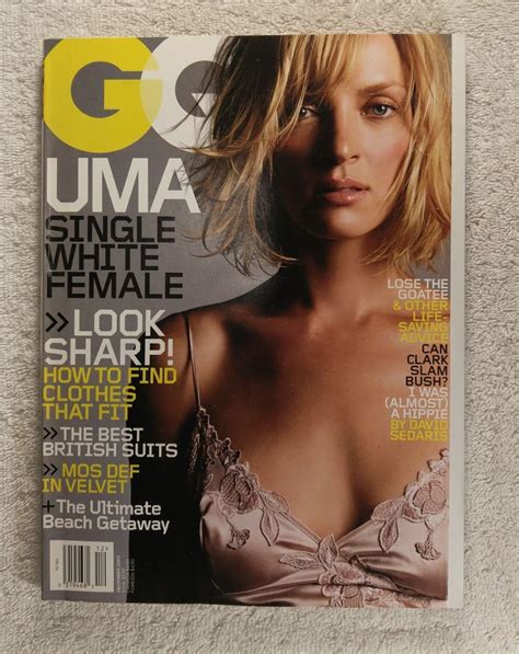 Uma Thurman Gq Magazine December 2003 At Amazons Entertainment