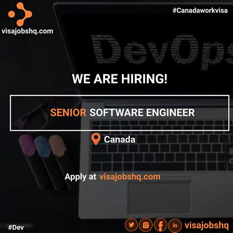Relocate To Canada With Work Visa Sponsorship As A Senior Software