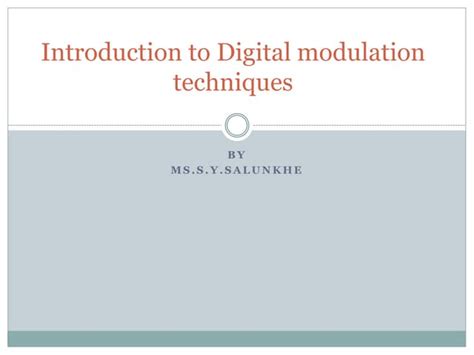 Ask Fsk Psk Modulation Techniques In Detail