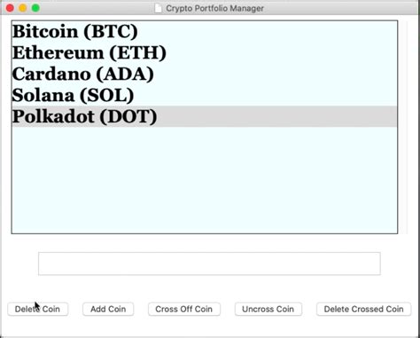 Github Orhanbenlicrypto Portfolio Manager Crypto Portfolio Manager