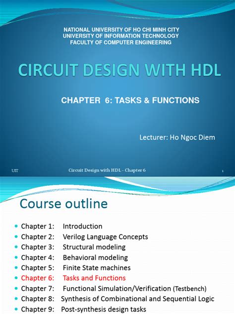 Chapter 6 Verilog Tasks And Functions Pdf Parameter Computer