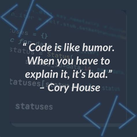 Dylan Dzvene On Linkedin The Code Or Program Should Speak For Itself