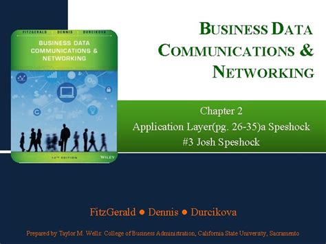 Business Data Communications Networking Chapter 2 Application Layerpg