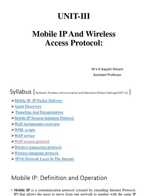 Unit Iii Pdf I Pv6 Internet Protocols