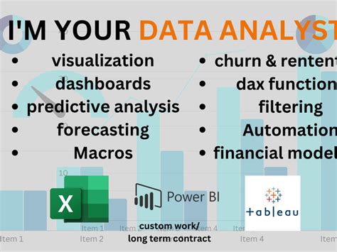 A Useful Powerbi Excel And Tableau Dashboards Data Analysis Upwork
