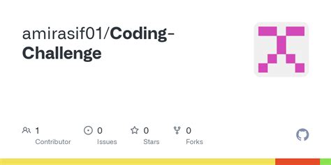 GitHub Amirasif01 Coding Challenge