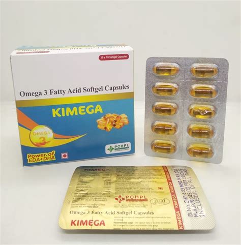 Omega 3 Fatty Acid Soft Gelatin Capsules Prescription Treatment To