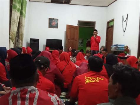 Bertekad Menangkan Pemilu 2024 PAC PDIP Sumber Jaya Mulai Rapatkan Barisan
