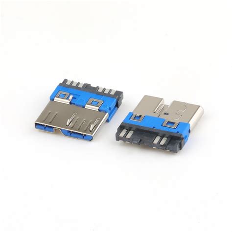 Micro Usb 3 0 B Male Connector 10 Pin Micro Usb 3 0 Connector