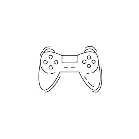 Premium Vector Gamepad Line Icon Joystick Thin Line Icon