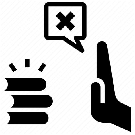 say no reject work cancel task dislike icon download on iconfinder