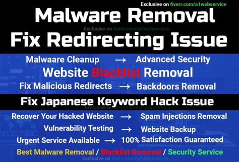I Will Remove Malwarefix Redirecting Issue And Blacklist Removal